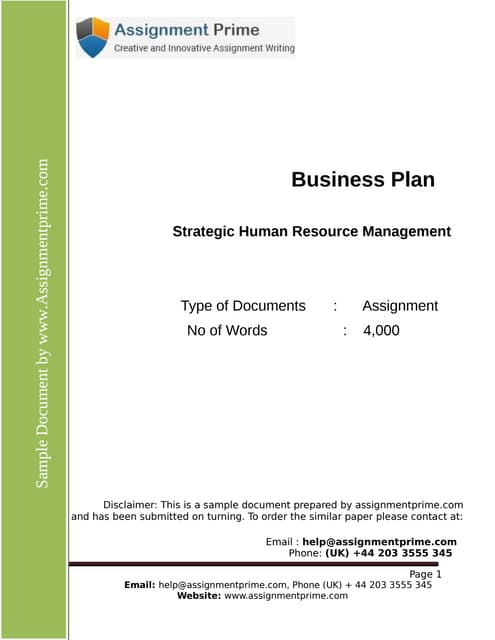 Human Resource Management Assignment Sample | PDF | Human Resources | Business