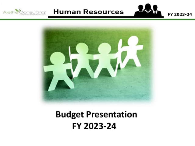HR Budget Alethe pptx hr-budget-alethe-pptx
