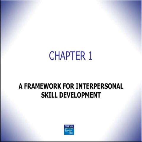 HR Chapter 1 A Framework for Interpersonal Skill Development | PPT