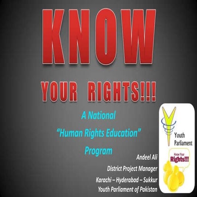 Human Rights Concepts & Know Your Rights!!! | PPTX
