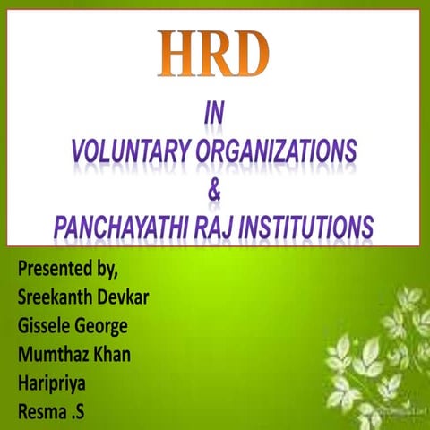 Hrd | PPTX | Human Resources | Business