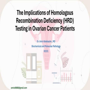 The Implications of Homologous Recombination Deficiency (HRD) Testing ...