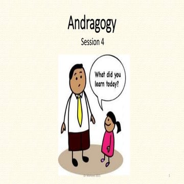 Hrd 659 session 4 andragogical model | PPT