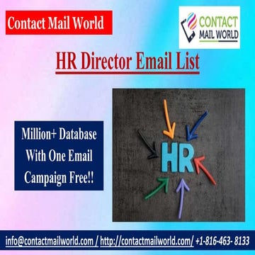 Hr director email list | PPTX