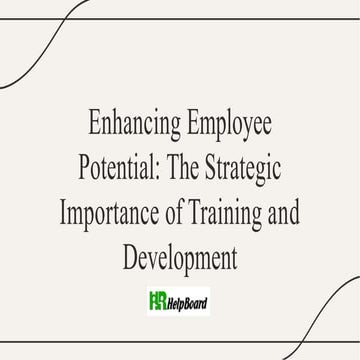 HRD Training, Training and Development in HRM | PPTX