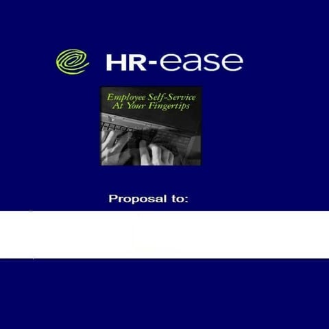 Hr Ease Generic Presentation No Pricing | PPT