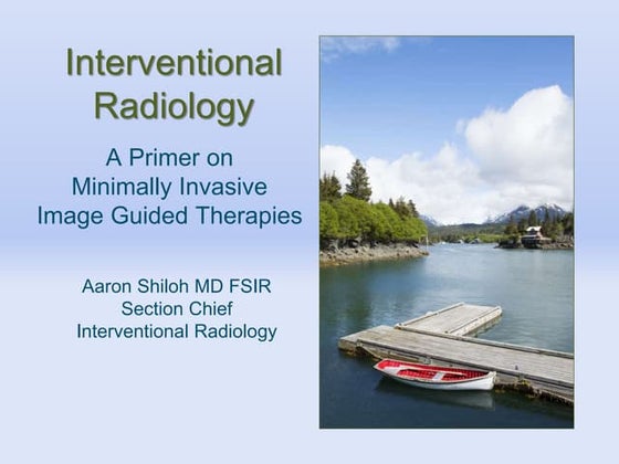 Common Procedures in Interventional Radiology | PPTX