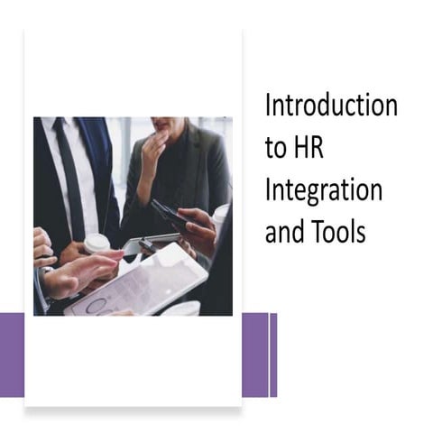 Human Resource Integration Tools for Business | PPT