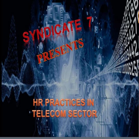 Hr in telecom | PPTX