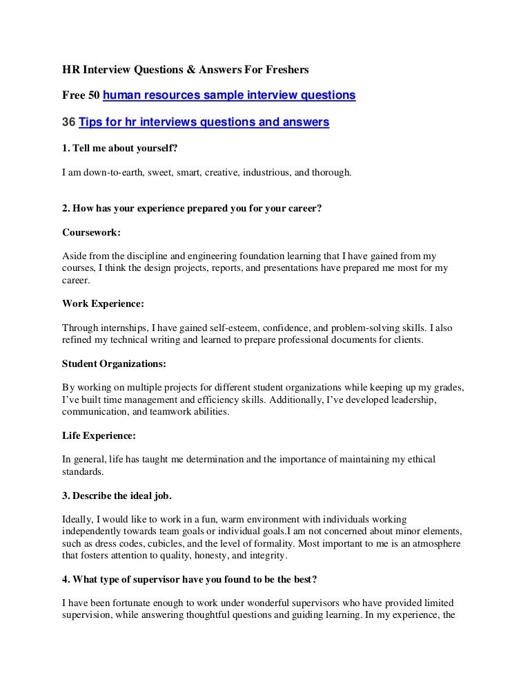 Hr Interview Questions And Answers For Freshers hr-interview-questions-and-answers-for-freshers