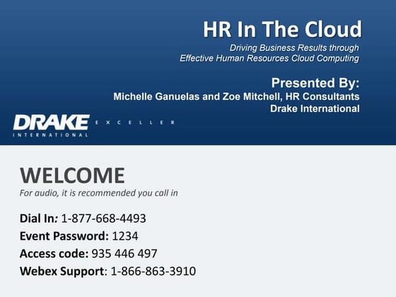 What cloud computing means for the future of HR | PPT