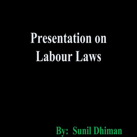 Labour Law | PPT