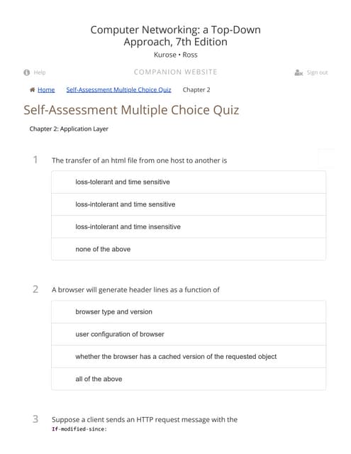 Chapter 9 - Multimedia Networking | PDF