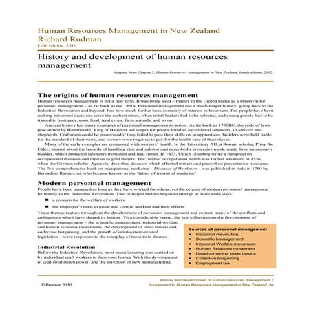 Evolution of human_resource_management | PDF