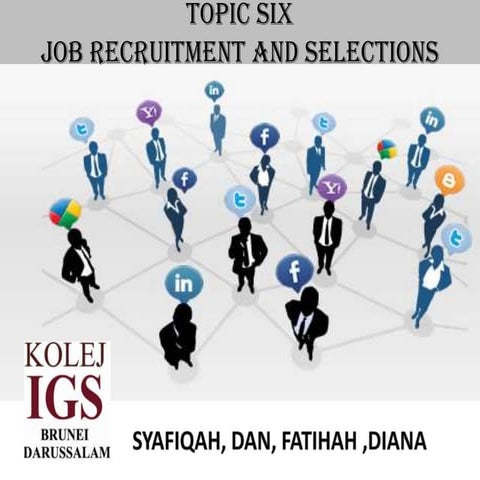 Job Selection And Recruitment | PPTX