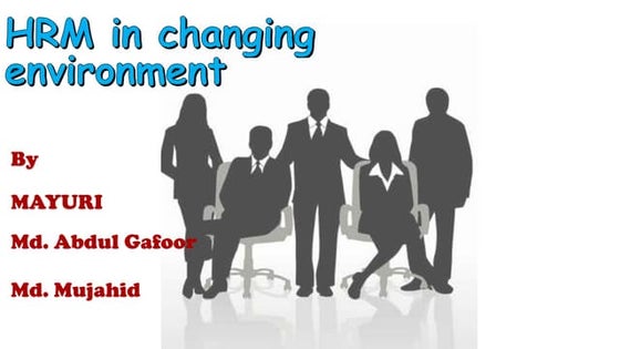 Chapter 1 Dynamic Environment of Human Resource Management | PDF ...