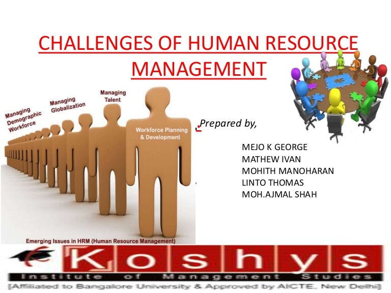Challenges Of HRM MEJO K GEORGE challenges-of-hrm-mejo-k-george