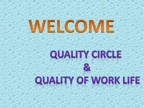 Quality circle | PPTX | Career Advice | Careers