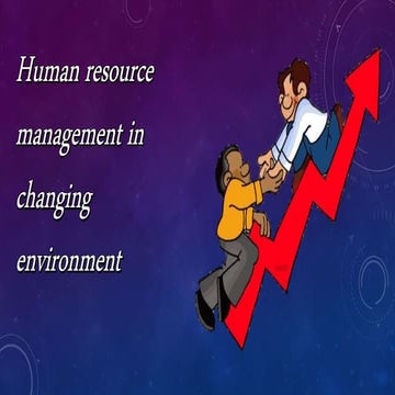 HRM in changing Environment | PPTX