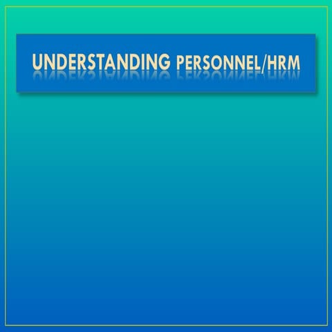HRM.ppt meaning and introudction and functions | PPT