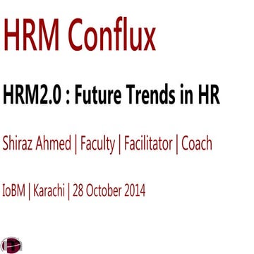 HRM 2.O: Future Trends in HR | PPT