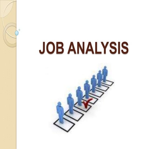 Hrm job analysis | PPTX
