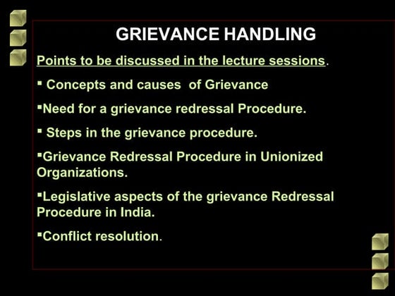 Grievance handling | PPT