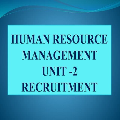 HRM - RECRUITMENT.pptx