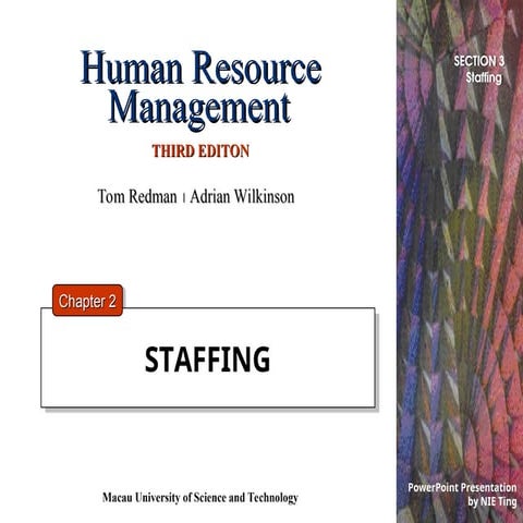 human resource management about staffing | PPT