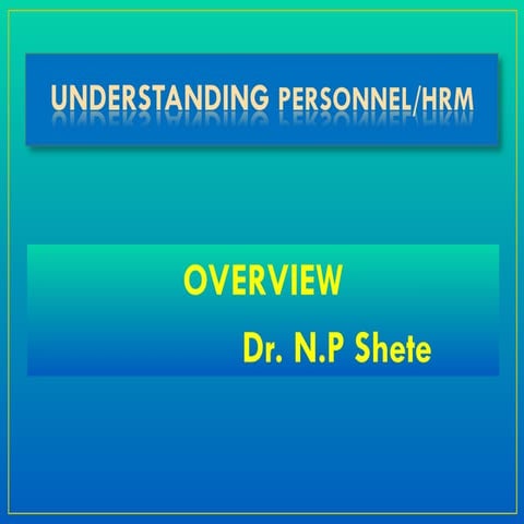 PRIME HRM PRESENTATION | PPTX