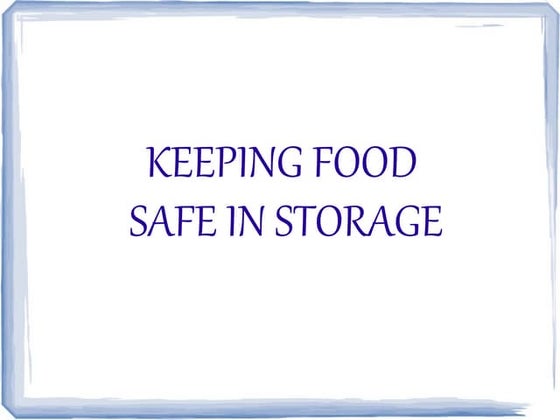 proper food handling, food safety, and sanitation practices | PPT