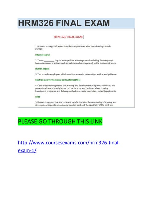 Acc400 final exam | DOCX | Educational Assessment | Education