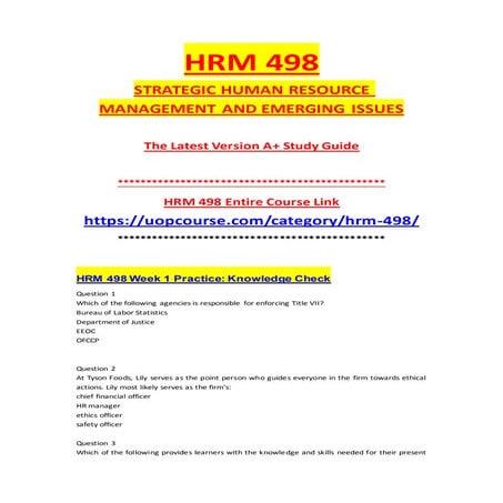 Hrm 498 best tutorials guide uopcourse.com