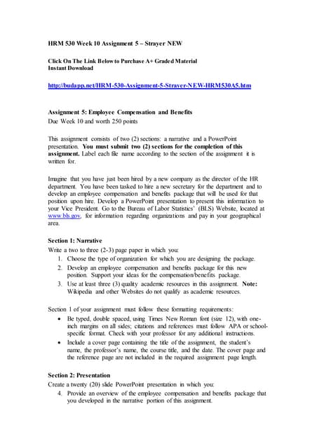 Hrm 500 week 11 discussion | PDF