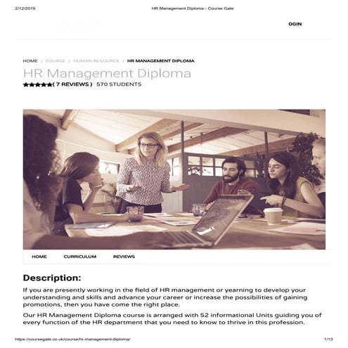 Diploma in Management - Course Gate | PDF