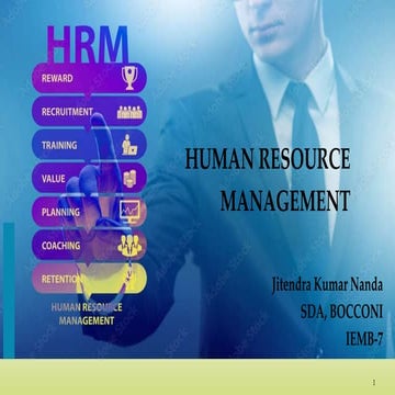 HRM ASSIGNMENT - JKNANDA IEMB-7.pptx | Human Resources | Business