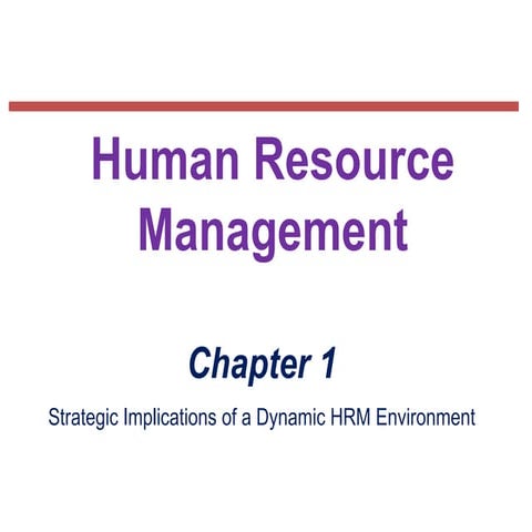 Hrm chp 1 | PPT