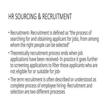 HRM L7 HR Sourcing.ppt sjeuwbe jeue eisbshe | PPT