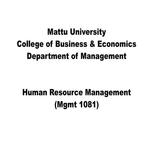 Comprehensive Guide to Employee Recruitment, Selection, Placement, and ...