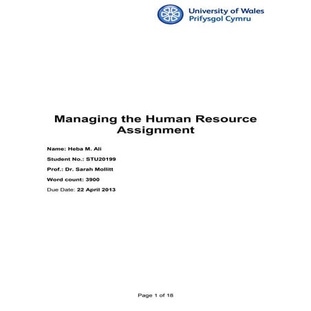 Human resource management | DOC