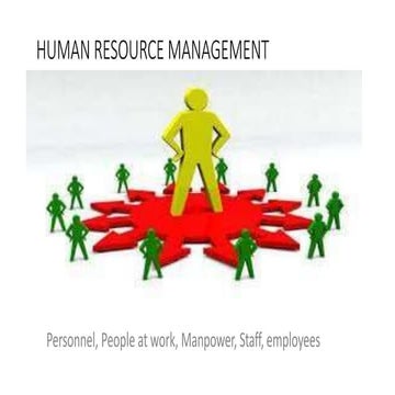 Human resource management ppt | PPTX