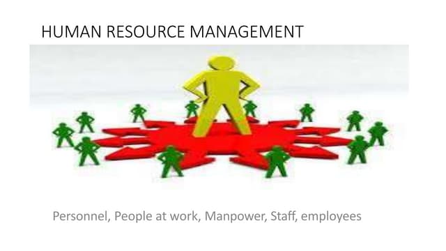 Human resource management ppt | PPTX