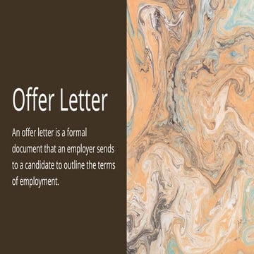 Job Offer Letter Sample, Offer Letter Format | PPTX