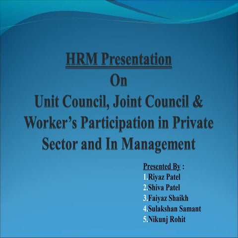 Hrm presentation | PPT
