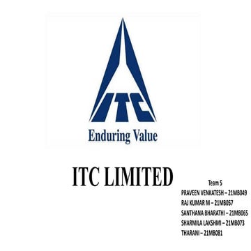 ITC Limited 2019 | PPT
