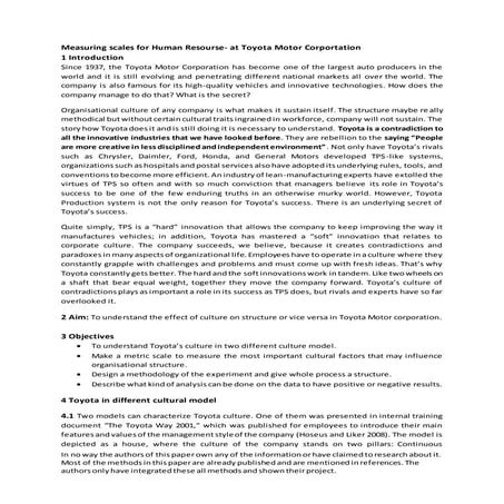 Designing scales for measuring "Do Cultural factors cause changes in ...
