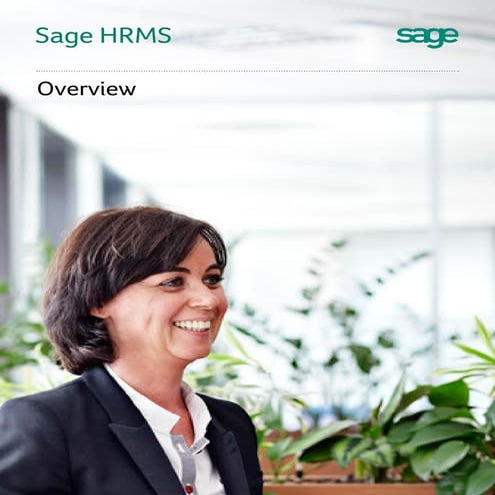 Sage HRMS Brochure | PDF | Free Download