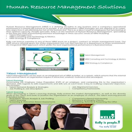 Hrm Services Solutions Brochure | PDF
