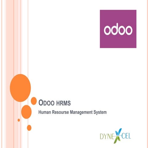 Odoo Human Resourse Management System Ppt