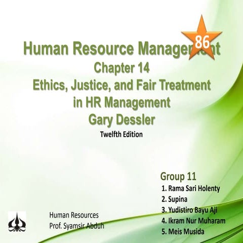 Hrm team11 chapter14_final_cover | PPT